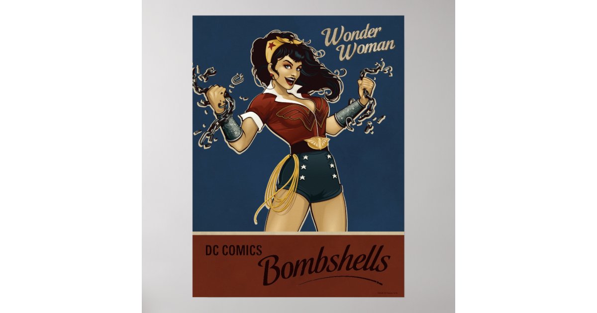 Wonder Woman Bombshell Poster | Zazzle
