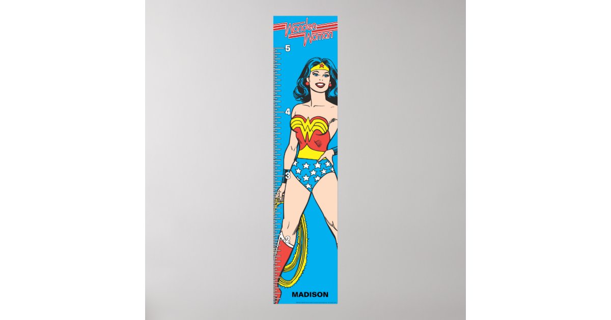 Wonder Woman | Growth Chart | Zazzle