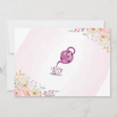 Wonderland Birthday 4th Tea Party Four Girls Photo Invitation | Zazzle