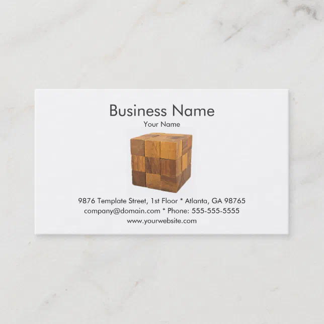 Wooden Toy Business Card Template | Zazzle