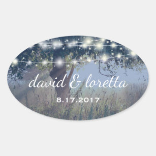 Woodland Oval Stickers & Labels | Zazzle UK