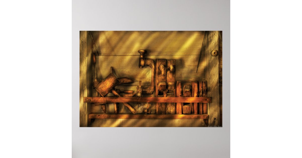 Woodworker - Wood Working Tools Poster | Zazzle