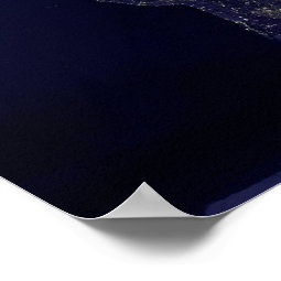 World at night poster | Zazzle