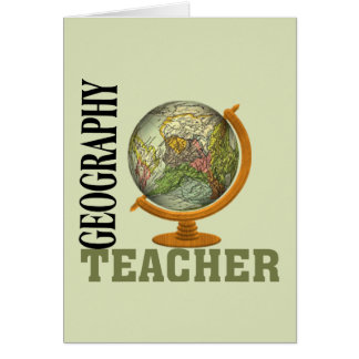 Geography Teacher Cards & Invitations | Zazzle.co.uk