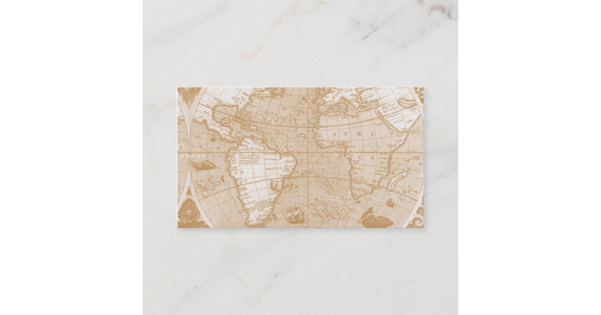 World Map Business Cards | Zazzle