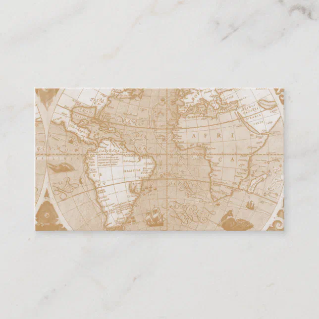 World Map Business Cards | Zazzle