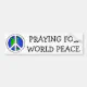 World Peace Earth and Peace Sign BUMPER STICKER | Zazzle