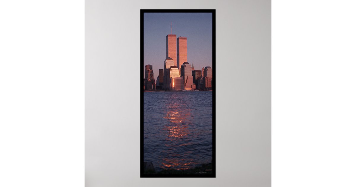 World Trade Center at Sunset Poster | Zazzle