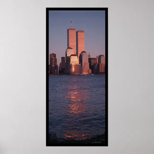World Trade Center at Sunset Poster | Zazzle