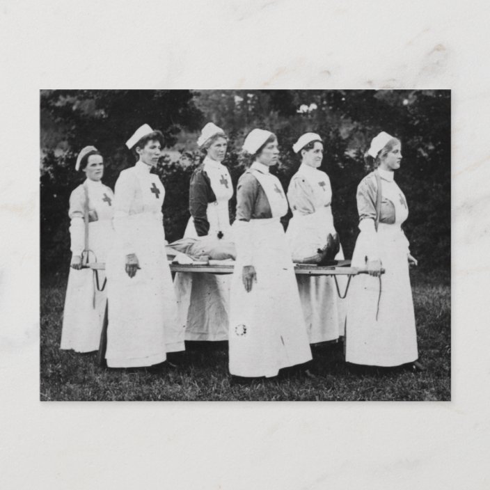 World War One Nurses Carry the Wounded Postcard | Zazzle.co.uk