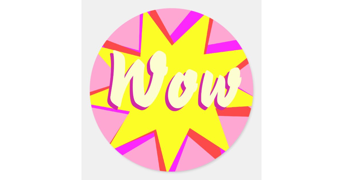 Wow Stickers | Zazzle