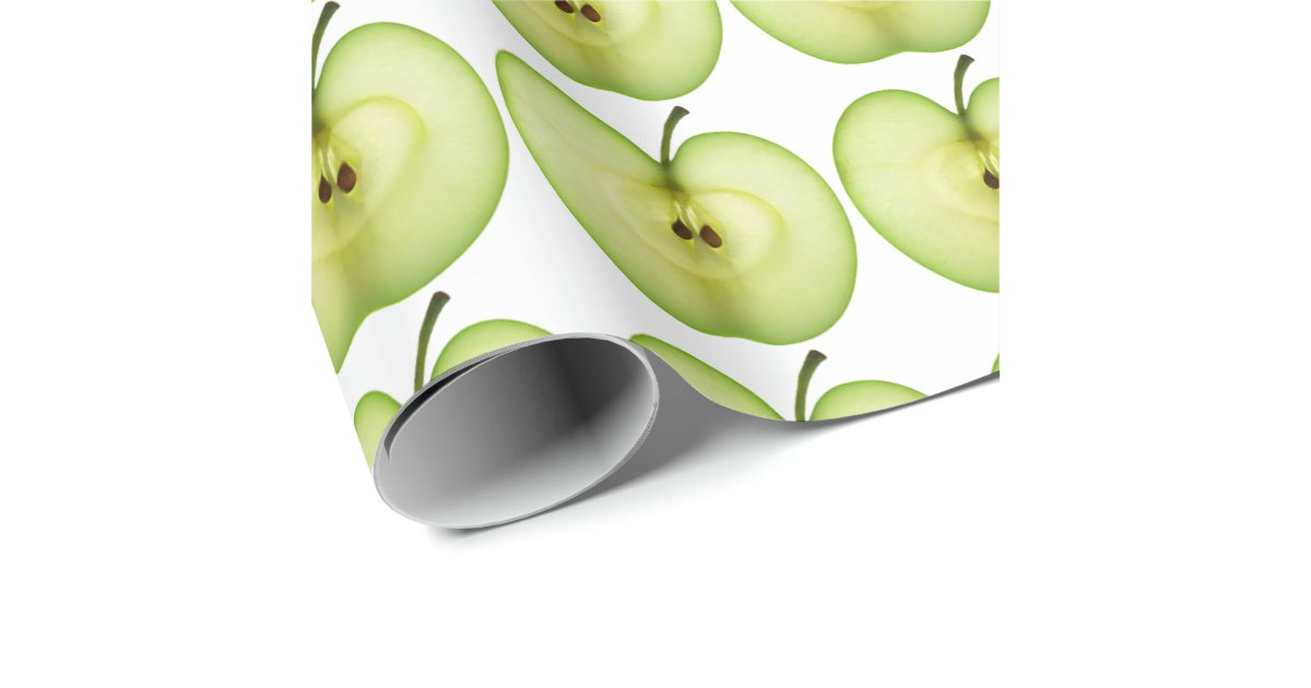Wrapping Paper - Apple Slice | Zazzle