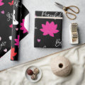 Wrapping Paper | Inspirational Line Art Design | Zazzle