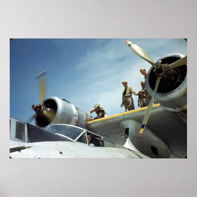 WW2 Naval Aviation Poster | Zazzle