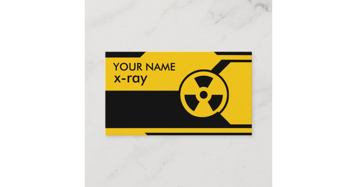 xray business card | Zazzle