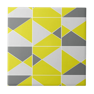 Yellow And Grey Ceramic Tiles | Zazzle.co.uk