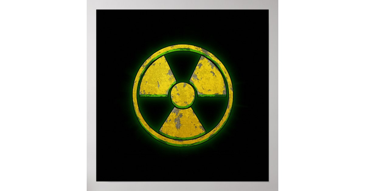 Yellow Nuke Poster | Zazzle