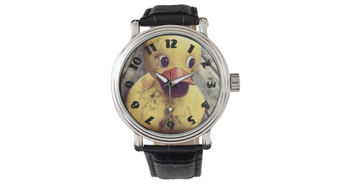 Yellow Rubber Ducky Needs a Bath! Watch | Zazzle