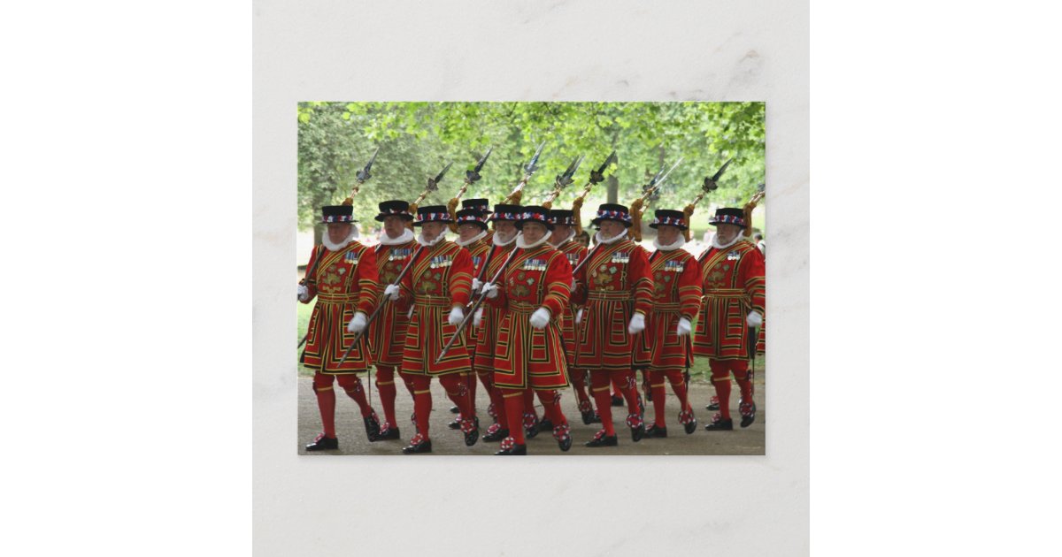 yeoman guard postcard | Zazzle