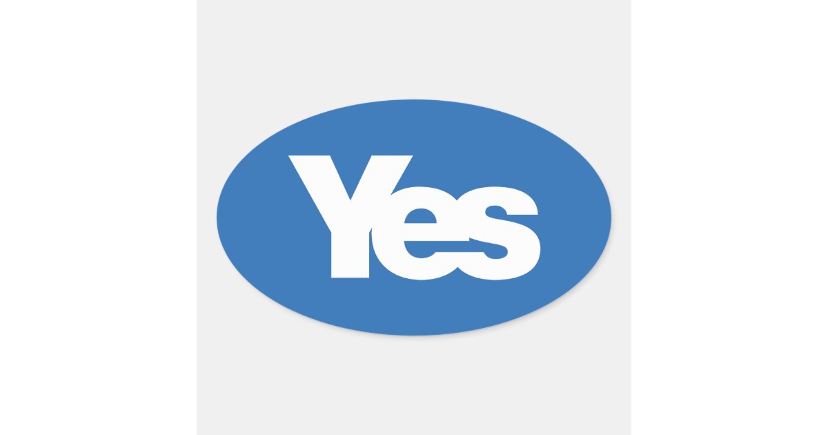 Yes Scotland Scottish Independence 2014 sticker | Zazzle