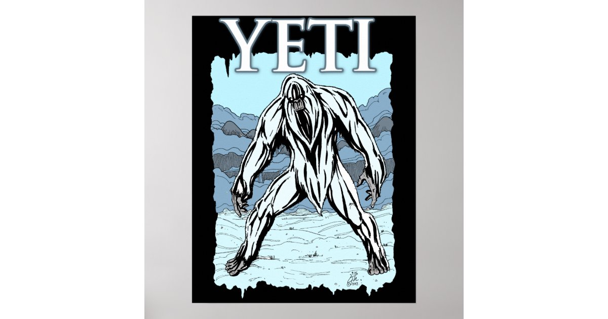 Yeti Poster | Zazzle