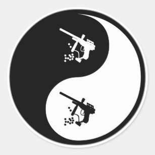Paintball Gun Stickers & Labels | Zazzle UK