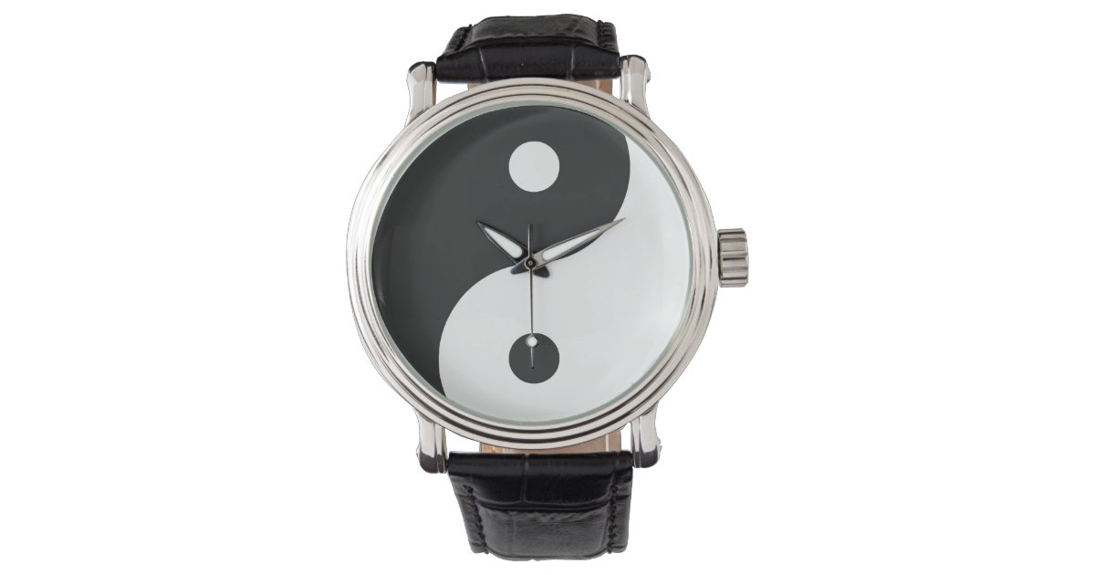 Yin Yang Watch | Zazzle