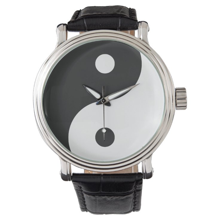 Yin Yang Watch | Zazzle