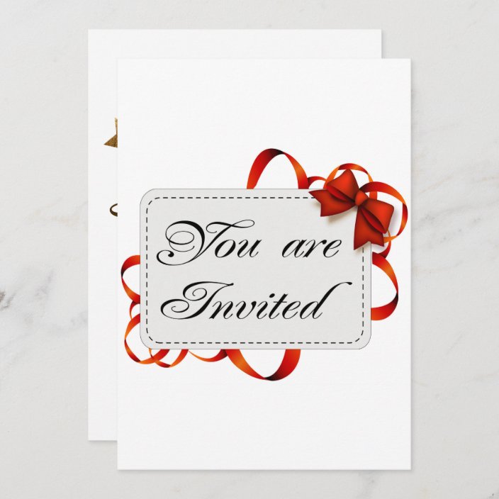 You Are Invited Invitation Card | Zazzle.co.uk