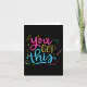 You Got This Motivational Testing Day Teacher Stud Card | Zazzle