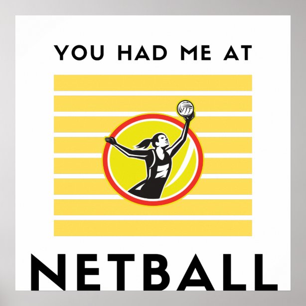 Netball Posters & Prints | Zazzle UK