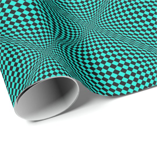 Your Colour with Op Art Checkers Wrapping Paper | Zazzle.co.uk