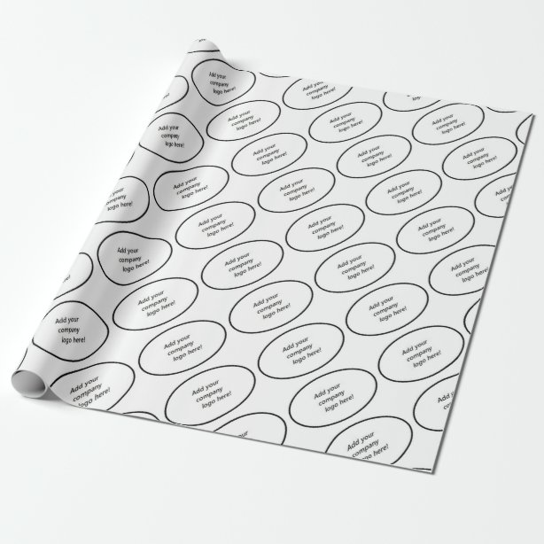 Company Logo Business Gift Wrapping Paper | Zazzle.co.uk