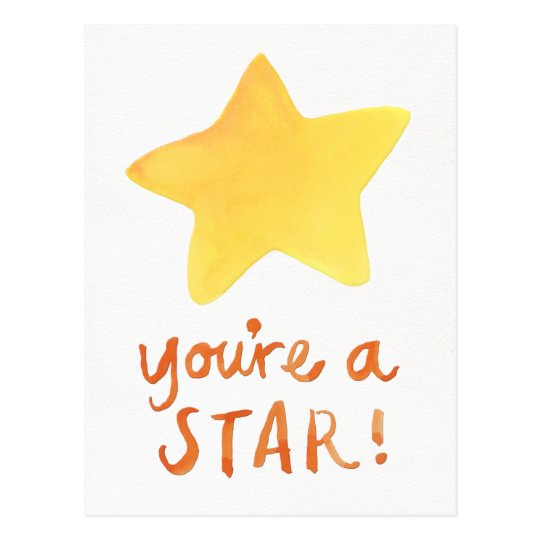 You're A Star Postcard | Zazzle.co.uk