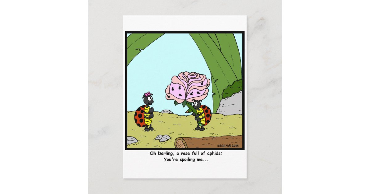 You're spoiling me... postcard | Zazzle