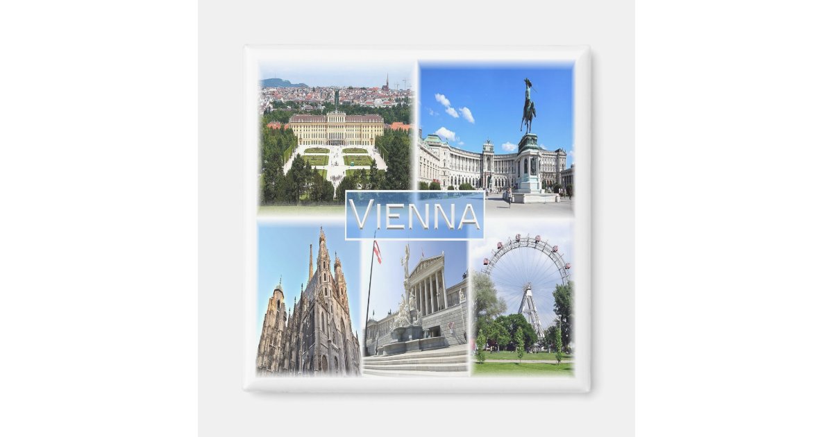 zAT005 VIENNA, Austria, Europe, Fridge Magnet | Zazzle