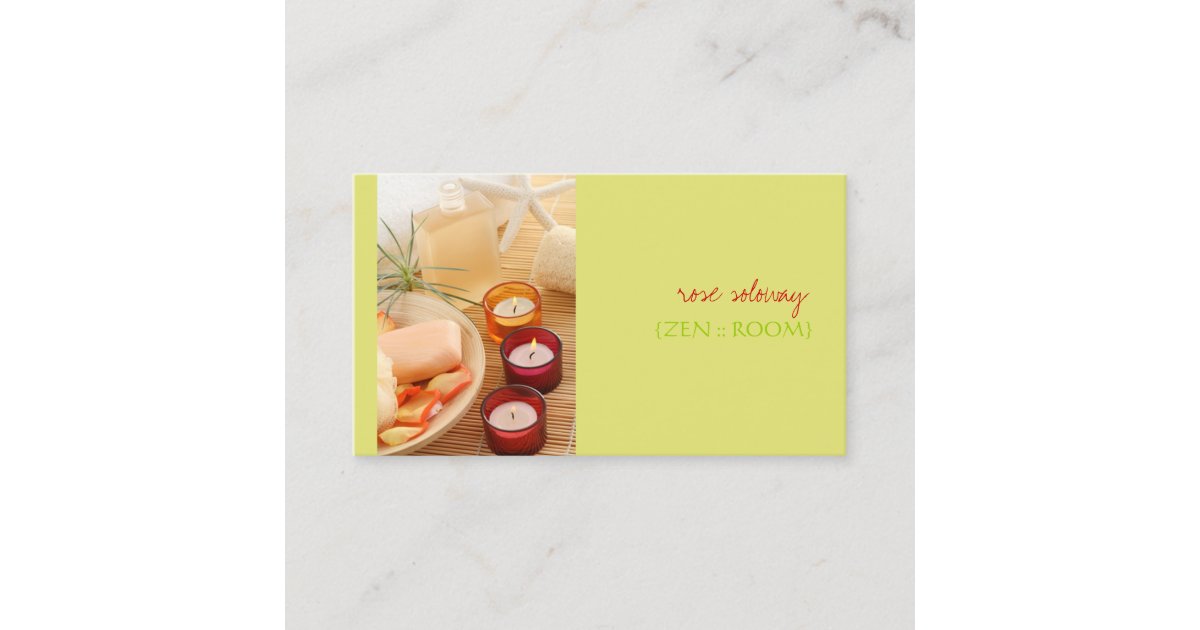 Zen room business cards | Zazzle