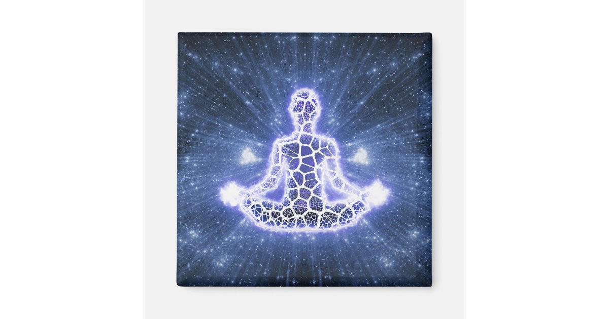 Zen Yoga Meditation Chakra Spiritual Magnet | Zazzle