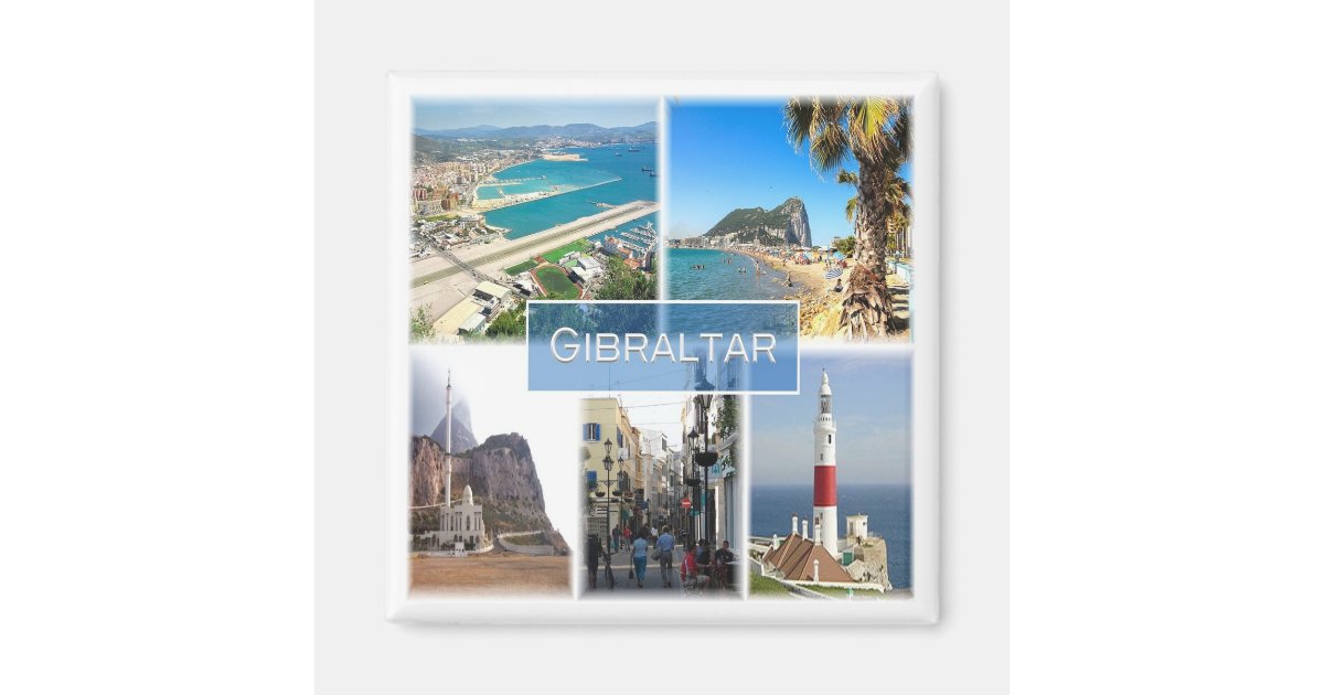 zGI004 GIBRALTAR, Europe, Fridge Magnet | Zazzle