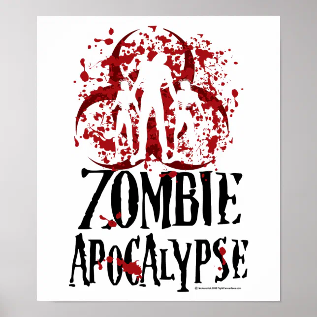 Zombie Apocalypse Poster | Zazzle