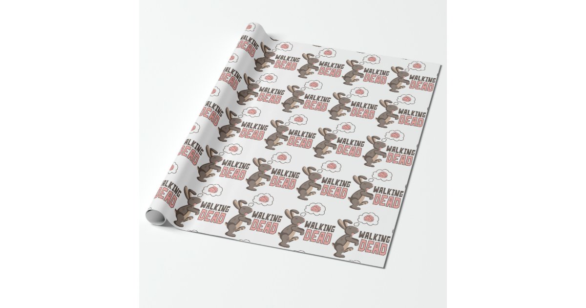 Zombie Walking Dead Wrapping Paper | Zazzle