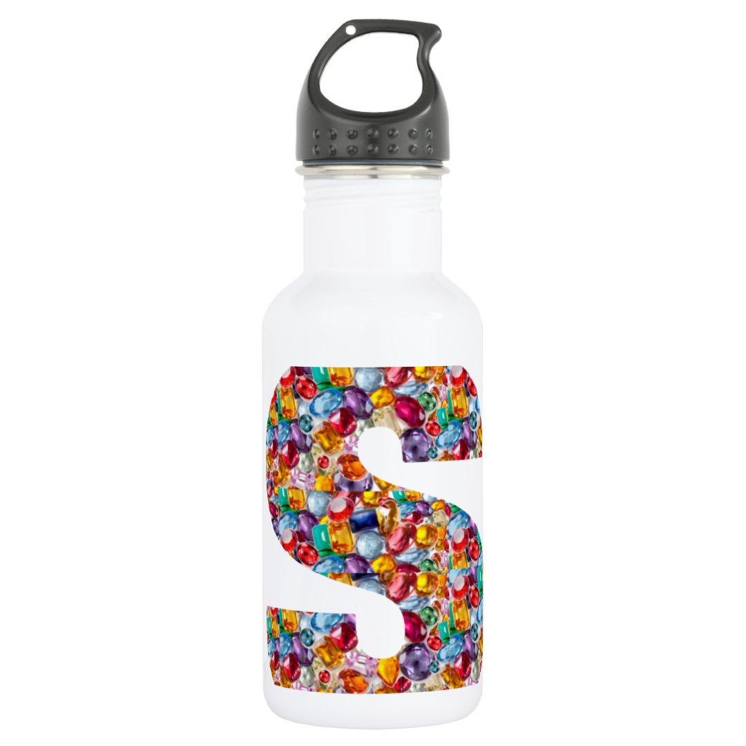 ZZZ YYY AAA SSS ZZ YY AA SS Z Y A S FUN ALPH 532 ML WATER BOTTLE | Zazzle