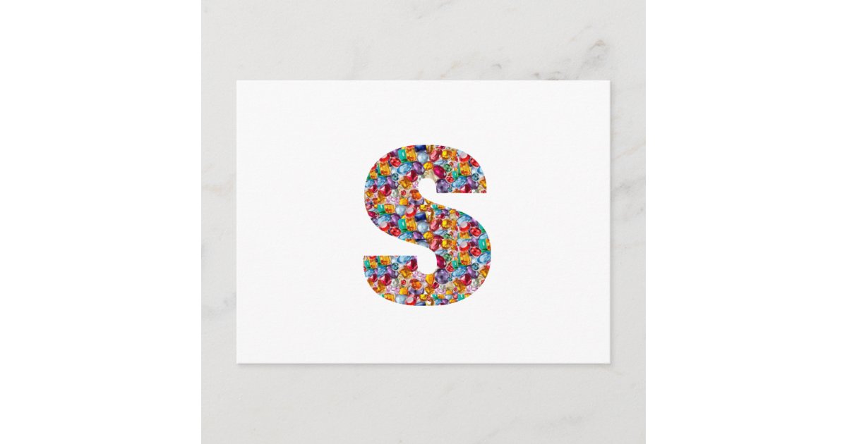 ZZZ YYY AAA SSS ZZ YY AA SS Z Y A S Gifts FUN ALPH Postcard | Zazzle